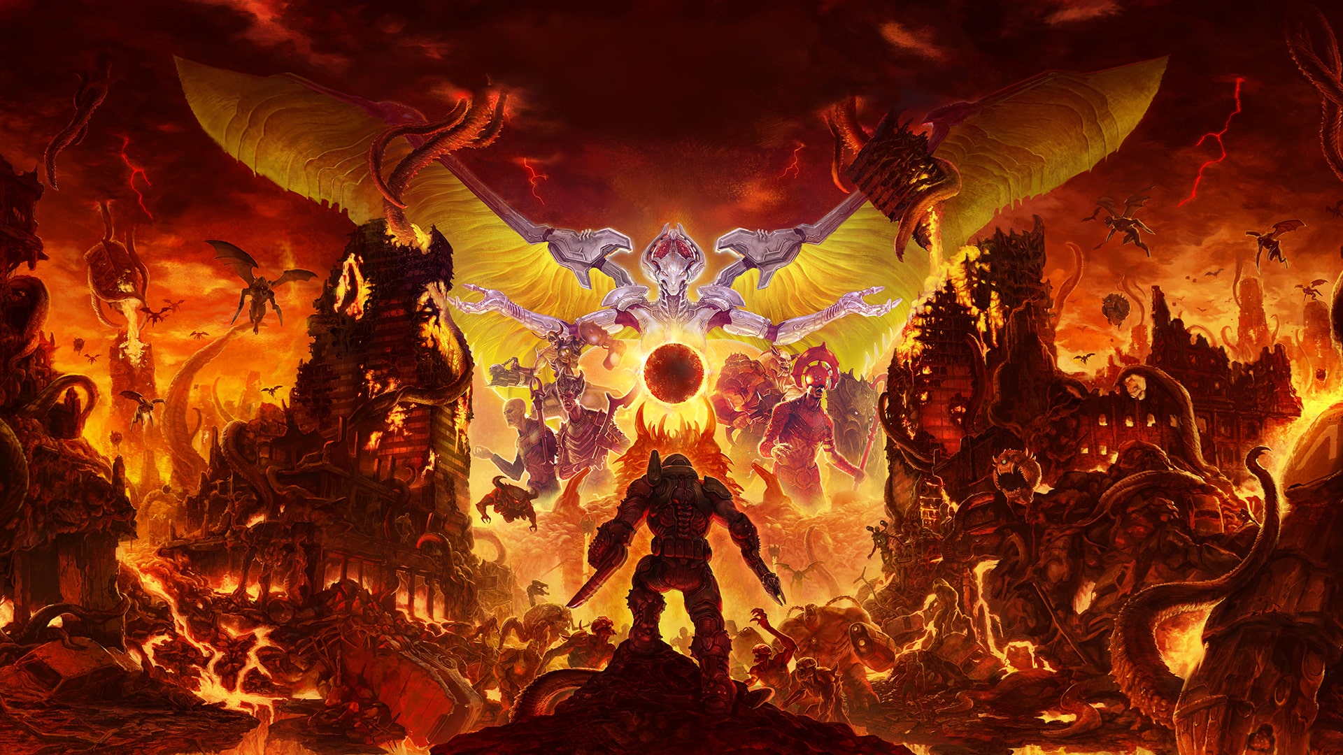 Fondo De Pantalla De Doom Marine 2016 DOOM 2016